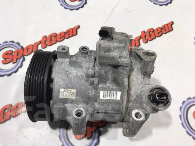 Компрессор кондиционера Toyota Wish ZGE20W №201 пробег 75858km купить ...
