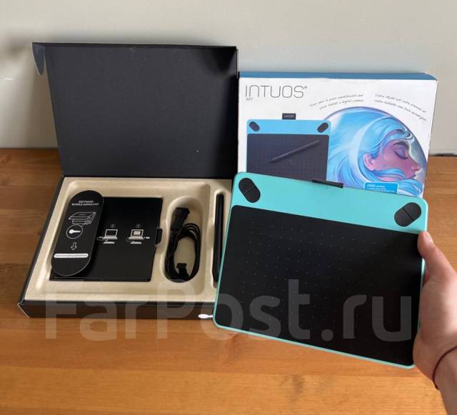 Графический планшет Wacom Intuos, б/у, в наличии. Цена: 2 990₽ во ...
