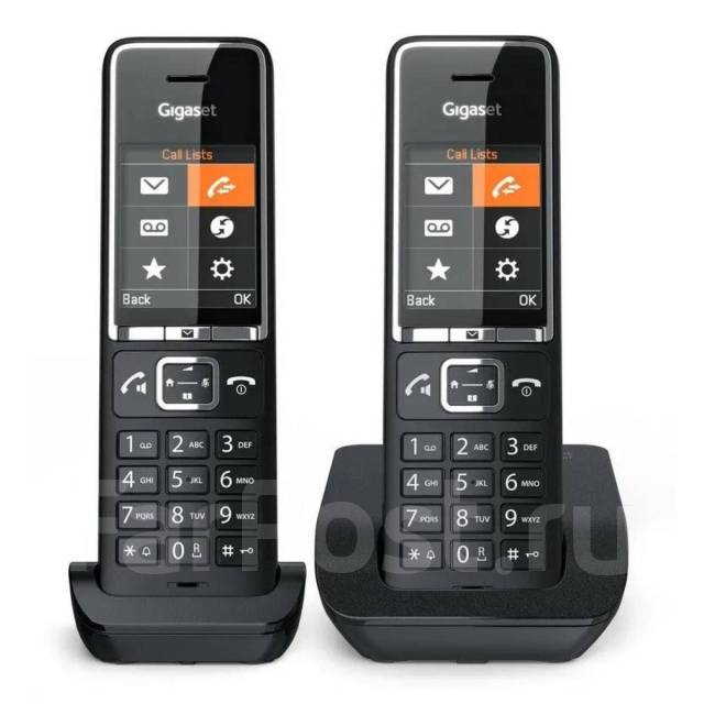 Радиотелефон Gigaset Comfort 550 DUO RUS Чёрный, новый, под заказ. Цена ...