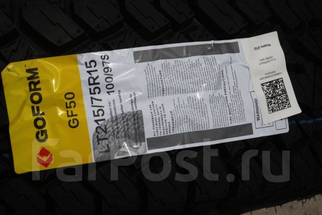 Goform GF50, 215/75R15 100S, 15", 1 шт, 215 мм, 75 %, радиальный, Грязь ...