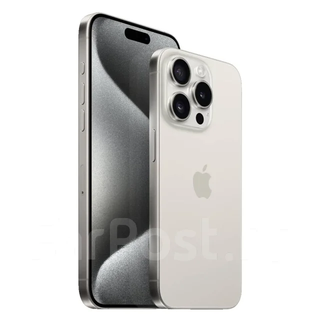 IPhone 15 Pro Max 256 White Titan, 6.70", белый, новый, в наличии. Цена ...