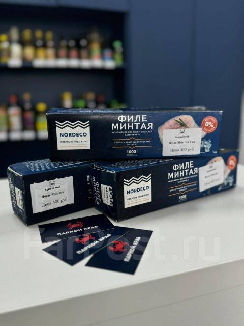 Филе Минтая 1 кг Владивосток, в наличии. Цена: 400₽