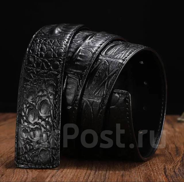 Ремень кожаный без пряжки, для всех, новый, в наличии. Цена: 450₽ во ...