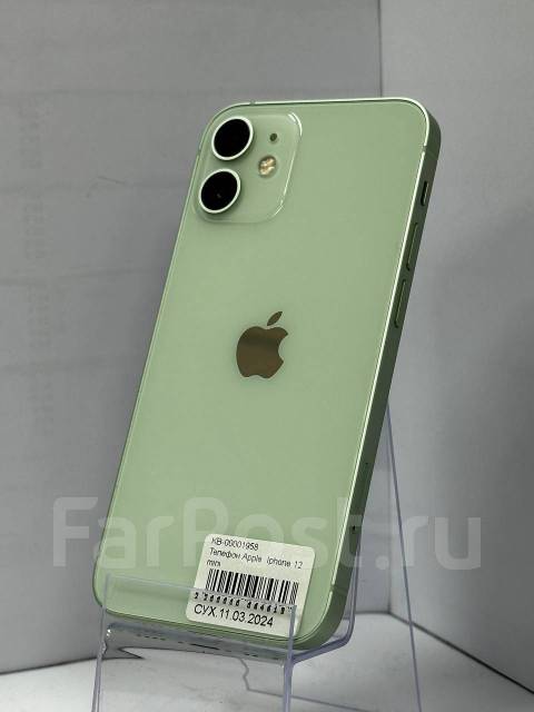 Смартфон Apple iPhone 12 mini 64 ГБ, 64 гб, 5.40", моноблок, зеленый ...