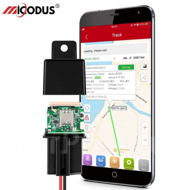 GPS-трекер Micodus MV720, новый, в наличии. Цена: 2 900₽ во Владивостоке