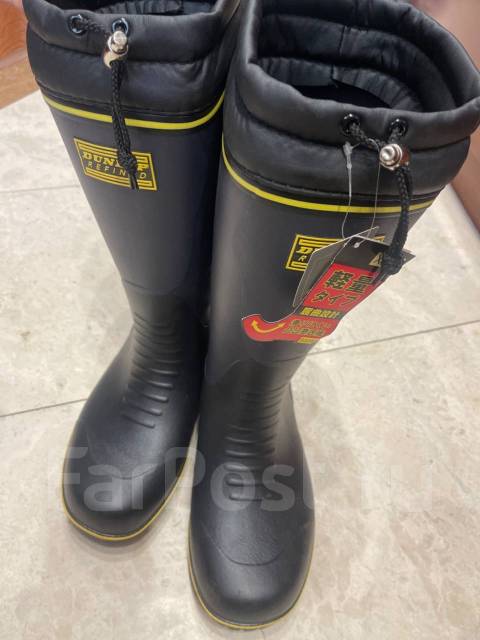Сапоги резиновые Dunlop Япония, 42, 43, 44, лето, новый, в наличии ...