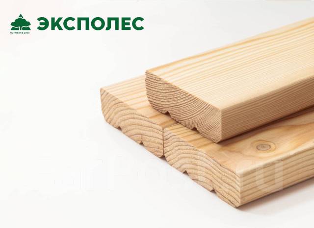 Террасная доска из Лиственницы, в наличии в Находке