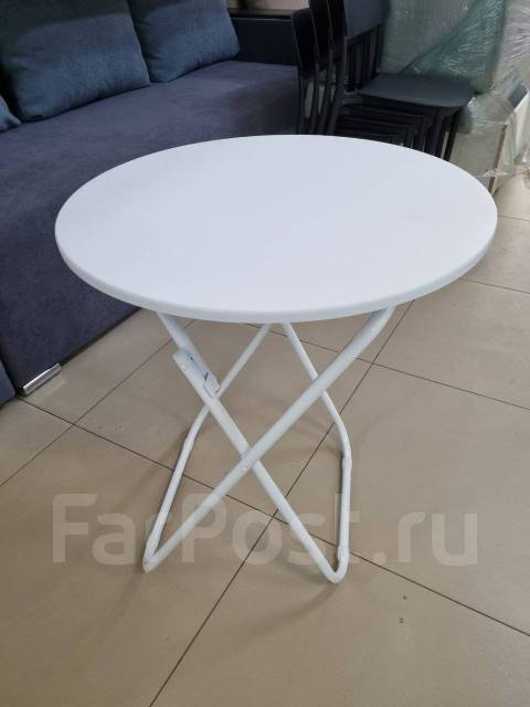 Складной стол Бриз, 80 см, круглый, квадратный, лдсп, металл ...