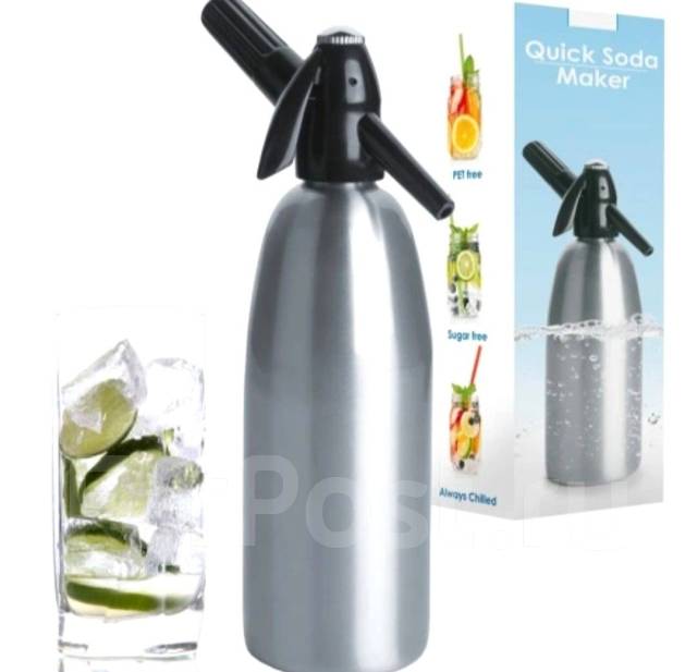 Сифон для газирования воды, напитков, газировки, Soda Siphon, новый, в ...