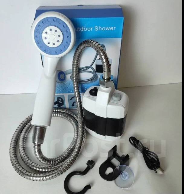 Походный переносной душ с аккумулятором и USB зарядкой, новый, в ...