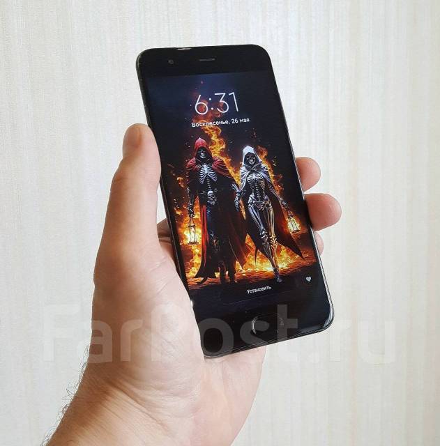 Флагман Xiaomi Mi6 128GB/6GB, NFC, Snap 835, Чехол, Гарантия, 5.15", моноблок, черный, б/у, в ...