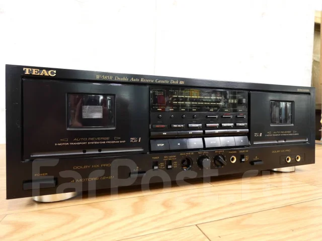 Дека TEAC W-585R, б/у, в наличии. Цена: 10 000₽ во Владивостоке