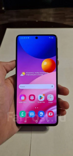 Телефон Samsung Galaxy M51, 128 гб, 6.70", моноблок, черный, 4G LTE ...