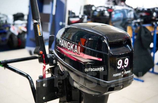 2х-тактный лодочный мотор Hangkai M9.9HP Б/У, 9,90 л.с. S (381 мм), 2018 год, бензиновый, 2 ...