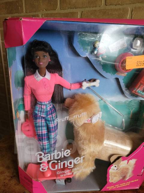 Кукла Барби 90-х! 1997 Mattel Barbie & Ginger Pet Dog, новый, в наличии ...