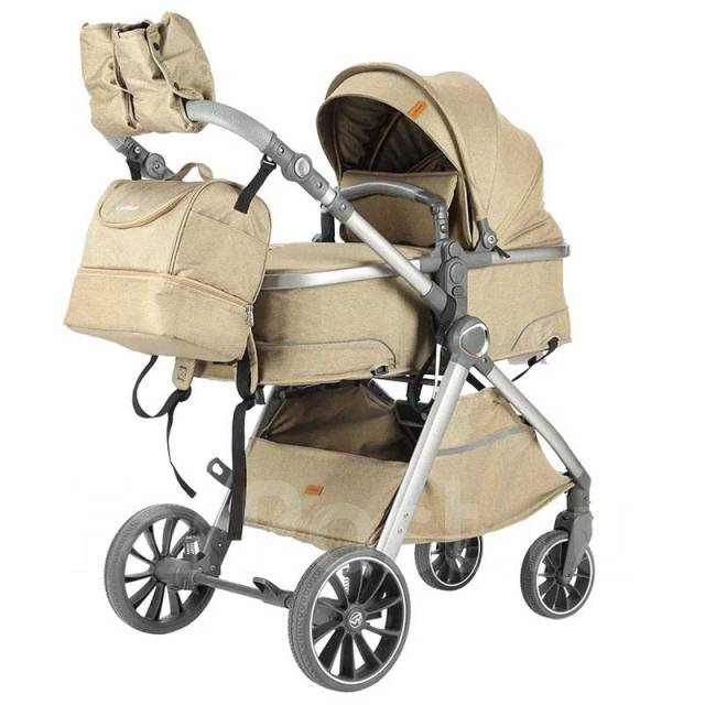 Коляска Luxmom V8 3в1 (желтый), новый, в наличии. Цена: 17 890₽ в ...