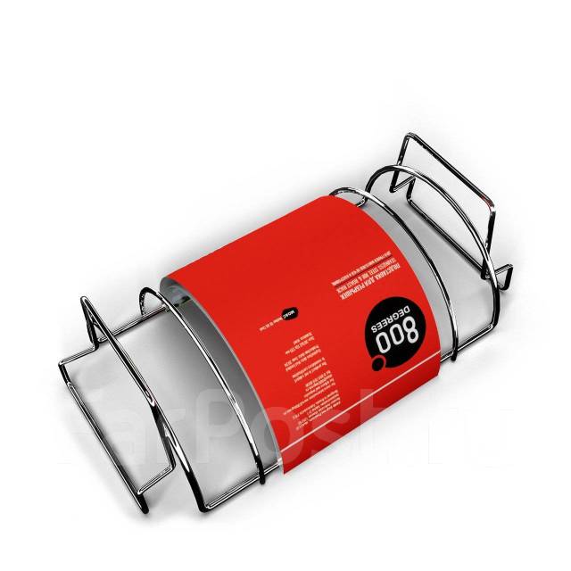 Подставка решетка для запекания ребрышек 800 Degrees Rib&Roast Rack ...