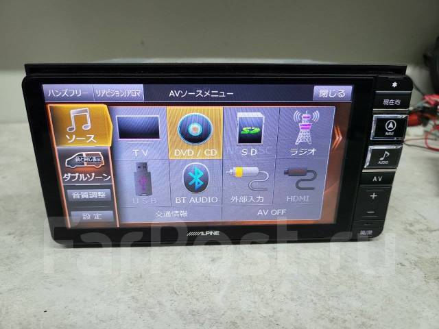 Магнитола Alpine 7wz cd /mp3/dvd/usb/sd/bluetooth, другой, б/у, в ...