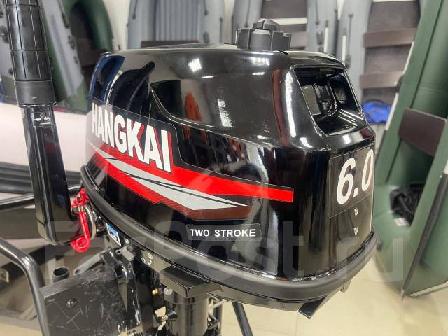 Лодочный мотор Hangkai M6 HP, 6,00 л.с. S (381 мм), 2024 год, бензиновый, 2-тактный, румпельное ...