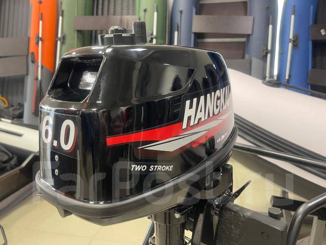 Лодочный мотор Hangkai M6 HP, 6,00 л.с. S (381 мм), 2024 год, бензиновый, 2-тактный, румпельное ...