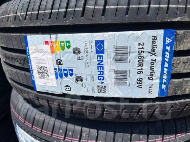 Triangle ReliaX Touring TE307, 215/60R16, 16", 4 шт, 215 мм, 60 % ...
