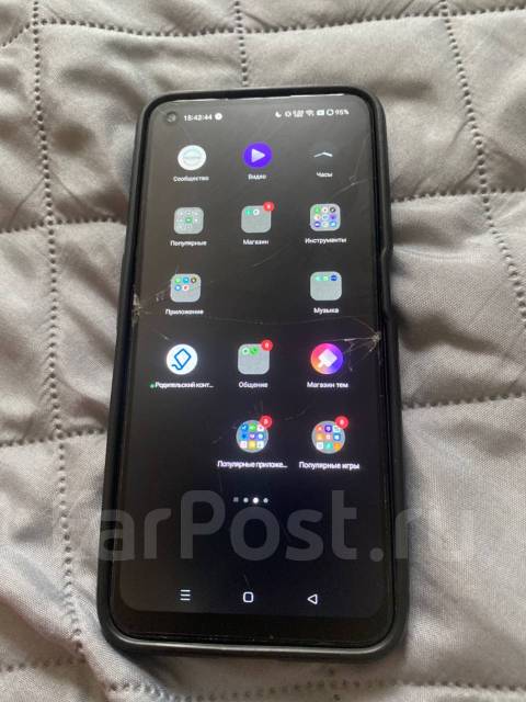 Телефон realme 8i, 64 гб, 6.60", фиолетовый, 4G LTE, б/у, в наличии ...