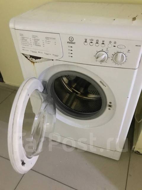 Стиральная машинка Indesit б/у, вертикальная загрузка, 5,0 кг, в ...