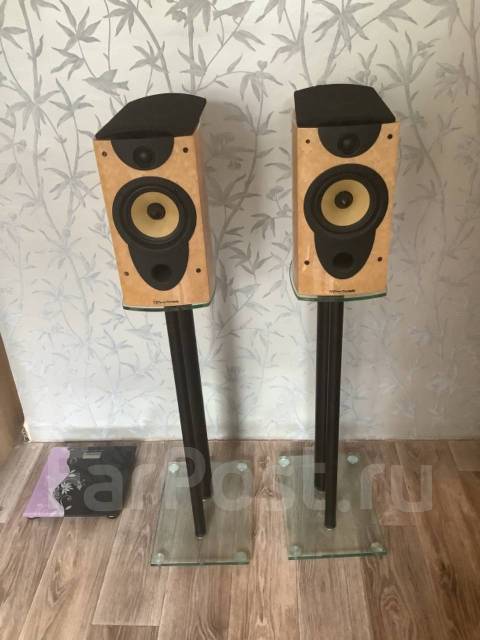 Полочная акустика Wharfedale Evo-2 8 cherry + Стеклянная Стойка, б/у, в ...