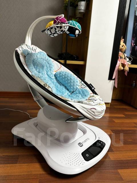 Электрокачеля 4Moms mamaRoo, б/у, в наличии. Цена: 15 000₽ во Владивостоке