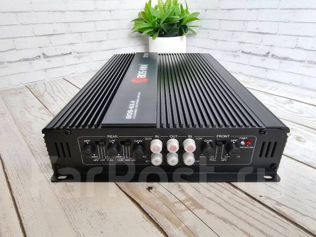 Усилитель Bos Mini 4 канальный 6000w, 6 000 Вт, новый, в наличии. Цена ...