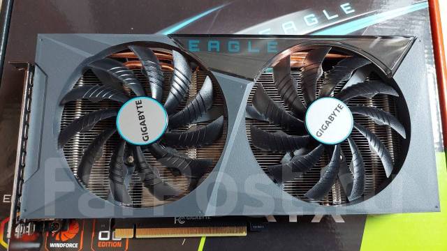 Продам RTX 3060 Gigabyte, б/у, в наличии. Цена: 25 000₽ во Владивостоке