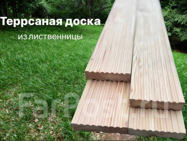 Террасная доска(палубная) Лиственница 20х140х4000 цена за 1 шт, под ...