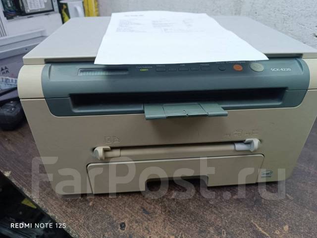 Мфу лазерное Samsung SCX-4220, ч/б, A4, б/у, в наличии. Цена: 4 990₽ в ...