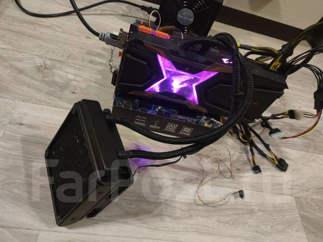 Видеокарта GTX1080ti 11GB 384bit Aorus с водянкой, б/у, в наличии. Цена ...