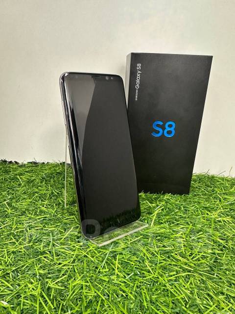 Samsung Galaxy S8 (4+64GB/ 3000mAh/ 12 МП) с гарантией, 64 гб, 5.80", моноблок, 3G, 4G LTE, NFC ...