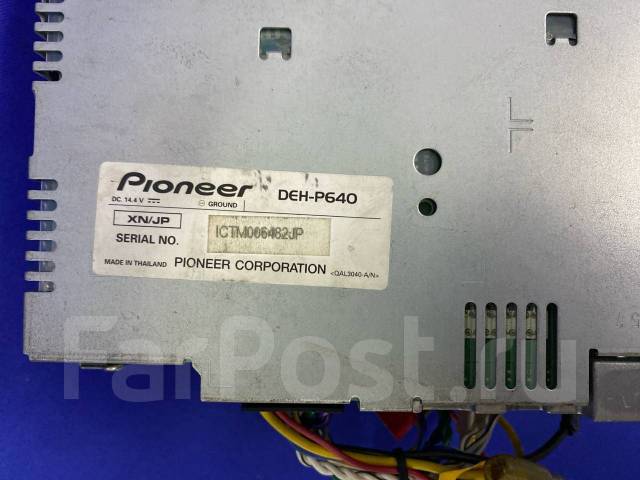 Магнитола Pioneer Carrozzeria DEH-P640, 1 DIN — 178x50 мм, б/у, в ...