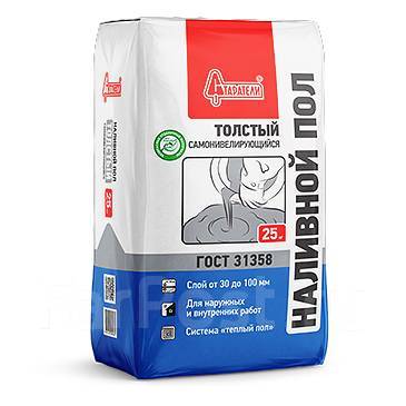 Наливной пол толстый Старатели 25кг. (до 100мм. ) /48, под заказ. Цена ...