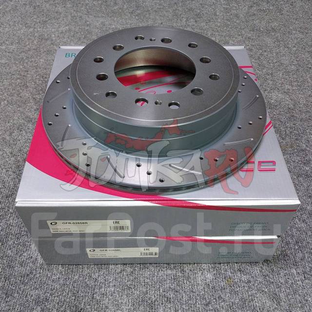 Тормозные диски с перфорацией G-brake - Prado 120 / GX470 / Surf зад ...