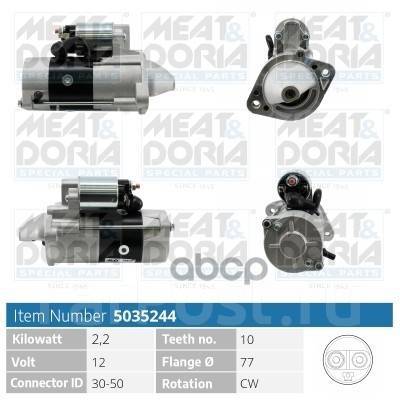 Стартер 12V 2,2Kw Mitsubishi L 200 Iii 96-07 Pajero Ii 90-04 Pajero ...