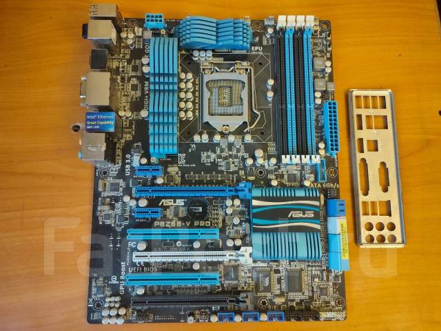 Материнская плата Asus Z68 не рабочая, б/у, в наличии. Цена: 400₽ во ...