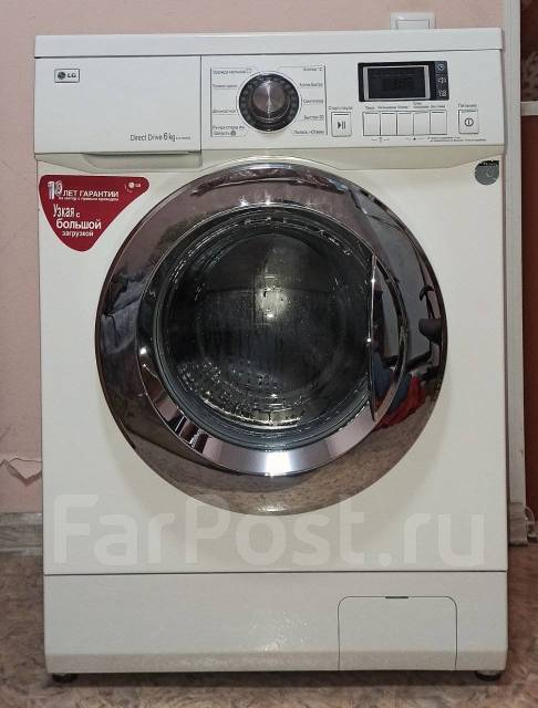 Стиральная машина автомат LG 6кг, LG, 6,0 кг, б/у, в наличии. Цена: 18 ...
