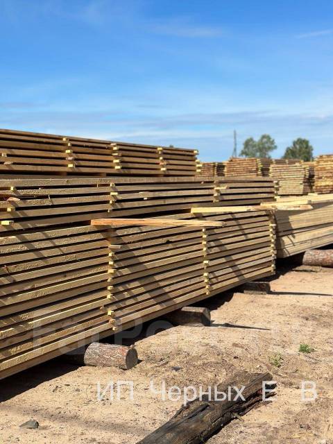 Доска обрезная 50-150-6000 сосна, лиственница, в наличии. Цена: 1 225 ...