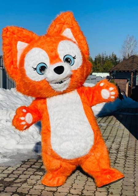 Ростовая кукла Лисичка. Поздравления во Владивостоке