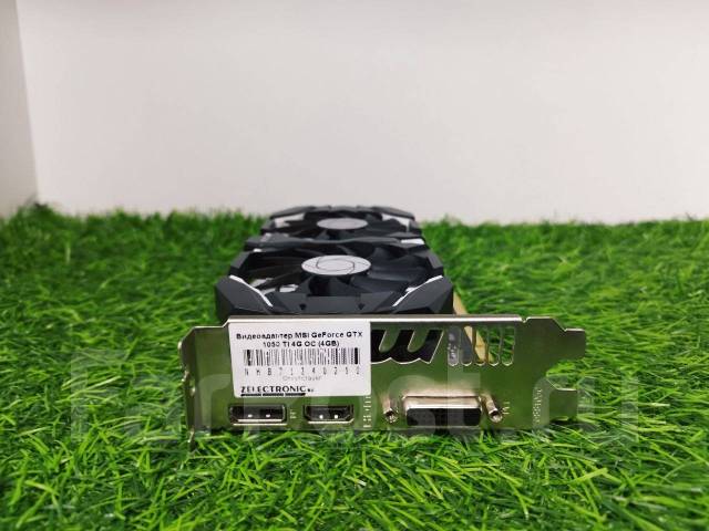 Видеоадаптер MSI GeForce GTX 1050 Ti 4G OC (как новая/4GB) с гарантией ...