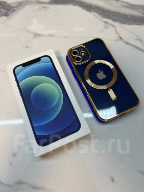 Apple iPhone 12, 128 гб, 6.10", моноблок, синий, 3G, 4G LTE, NFC, б/у ...