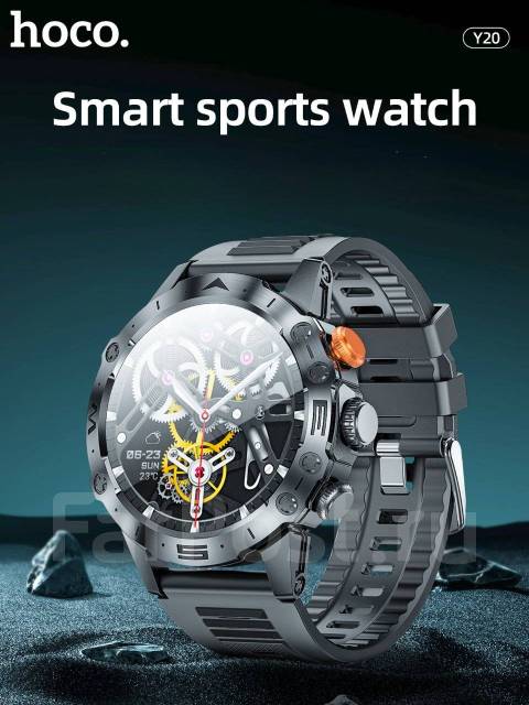 Часы наручные мужские умные смарт Hoco Smart watch Y20, новый, в ...