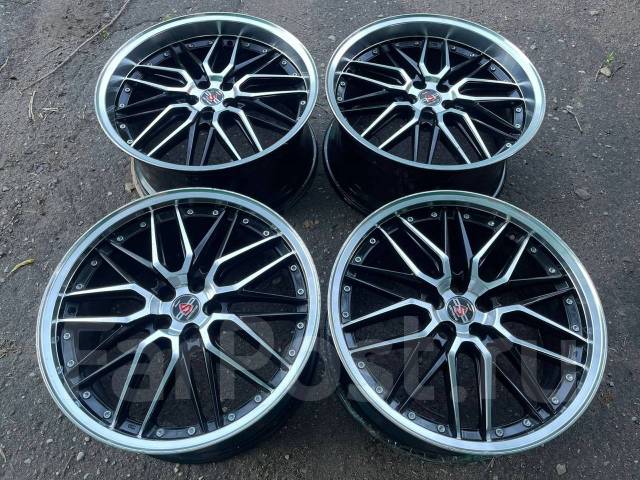 Разноширокие диски AME Japan R20 5*114,3 8,5j +35 9,5j +40, 20", 1 шт, 5x114.3, 73,1 мм. 4 шт, б ...