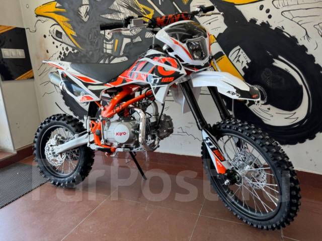 Питбайк KAYO BASIC K125 17/14 KRZ (механика кикстартер 2024 г.), 2024, 125 куб. см. 4х тактный ...