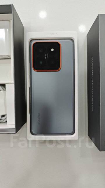 Телефон Xiaomi 14 Pro Titanium, 1 тб, моноблок, серый, б/у, в наличии ...