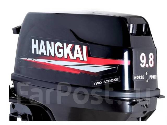 Лодочный мотор Hangkai 9.8, 2 тактный, 9,80 л.с. S (381 мм), 2023 год, бензиновый, румпельное ...
